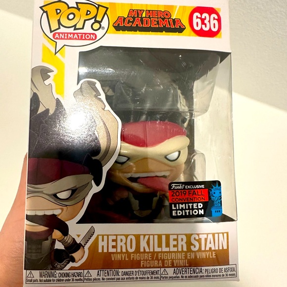 Funko | Toys | Funko Pop 636 Hero Killer Stain My Hero Academia 29 Nycc ...